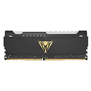 Patriot Viper Steel RGB DDR4 RAM 32GB (1X32GB) 3600MHz CL20 1.35v UDIMM Desktop Gaming Memory Module Compatible with XMP - PVSR432G360C0