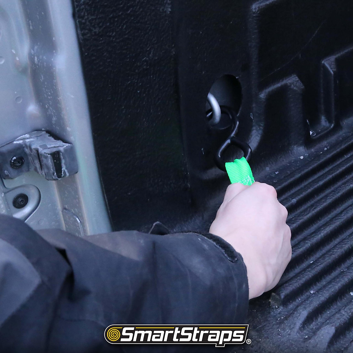 SmartStraps Ratchet Straps - 6ft GRN Padded Ratchet 2pk 1,500lb , green -SMAR138