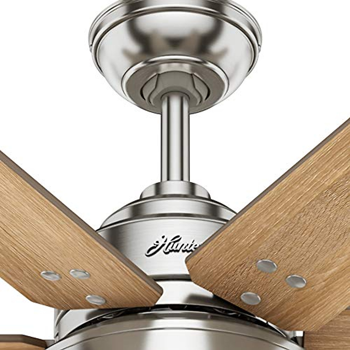 Hunter Fan Company 59398 Warrant Ceiling Fan, Brushed Nickel Finish