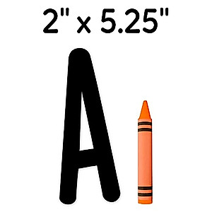 Creative Teaching Press Core Decor Casual Black 5" Designer Letters (10198)