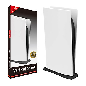 CKXIN Vertical Stand for PS5 Console - Digital Edition - Playstation 5 Holder Stand Bracket Mount Base with Built-in Cooling Vents and Non-Slip Feet (Black)