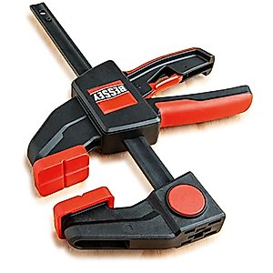 BESSEY EHK SERIES - 300 lb Clamping Force - 18 in - EHKL18 Trigger Clamp Set - 3.125 in. Throat Depth - Wood Clamps, Tools, & Equipment for Woodworking, Carpentry, Home Improvement, DIY
