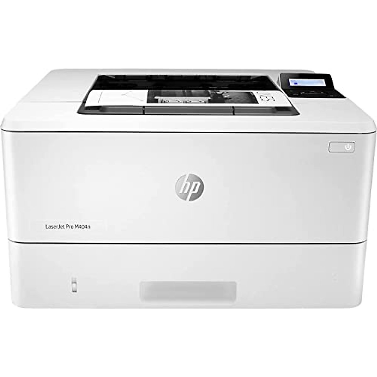 HP Laserjet Pro M404n Single-Function Wired Monochrome Laser Printer, White - Print only - 40 ppm, 4800 x 600 dpi, 256MB Memory, 8.5 x 14, Ethernet, Cbmou Printer_Cable