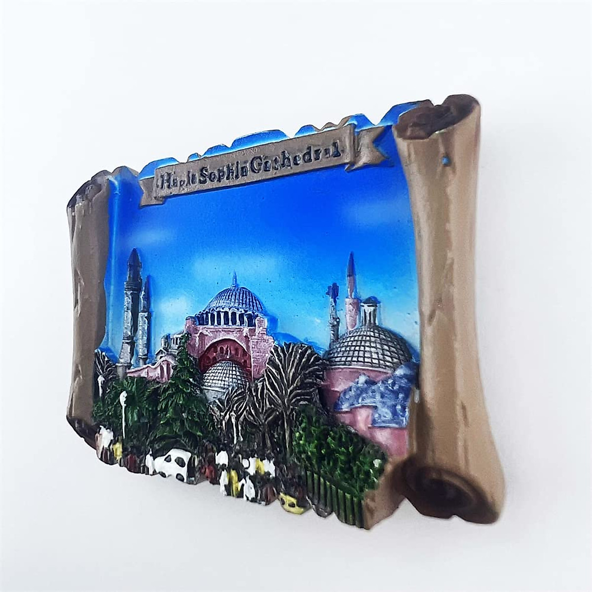 Istanbul Turkey Fridge Magnet Travel Souvenirs Home Kitchen Refrigerator Decoration Magnetic Sticker Hand Painted Craft Collection