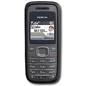 Nokia 1208 Prepaid Bar Phone, Carrier Locked to T-mobile