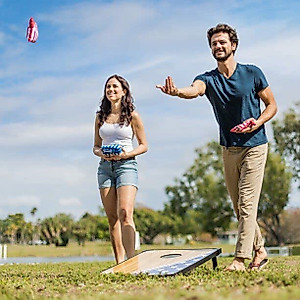 Berkeley Cornhole Boards, 2x4 Bag Toss Game Set, Officially Licensed Cornhole Game Boards, Comes with (2) Boards & (8) Bags