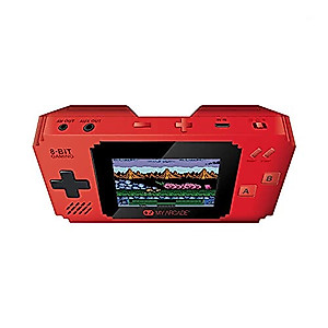 My Arcade Pixel Player Handheld Game Console: 300 Retro Style Games Plus 8 Data East Hits, Battery or Micro USB Powered, Color Display, AV Out Jack for TV, Speaker, Volume Control, Headphone Jack