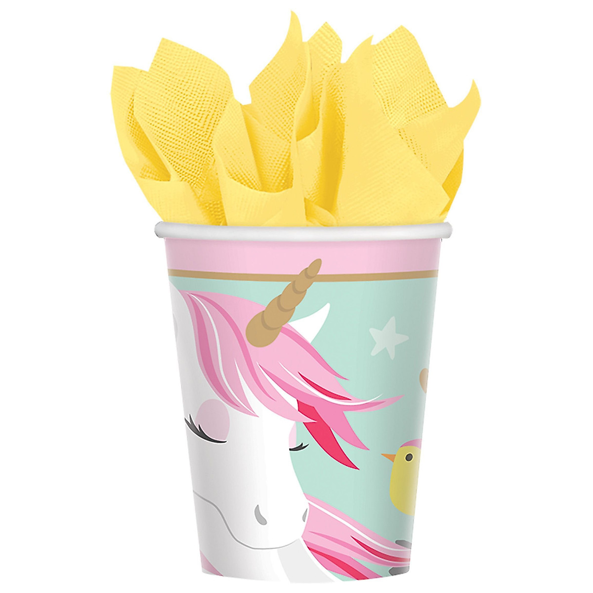 amscan Paper Party Cups | Magical Unicorn Tableware Collection | 9 oz | 8 Pcs.