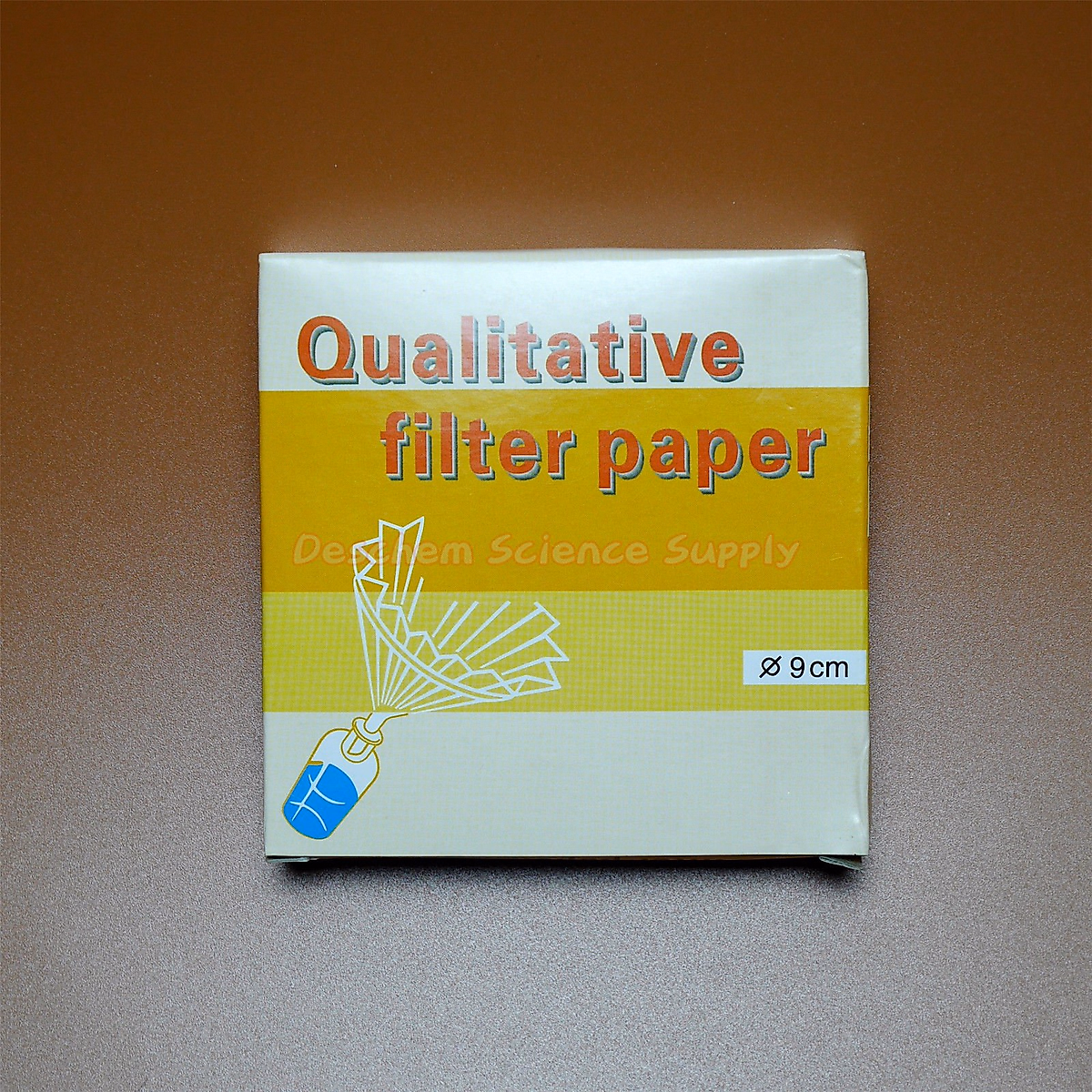 Deschem 90mm 20-25μm Qualitative Filter Paper OD=9cm Speed Fast 100Pcs/Pack
