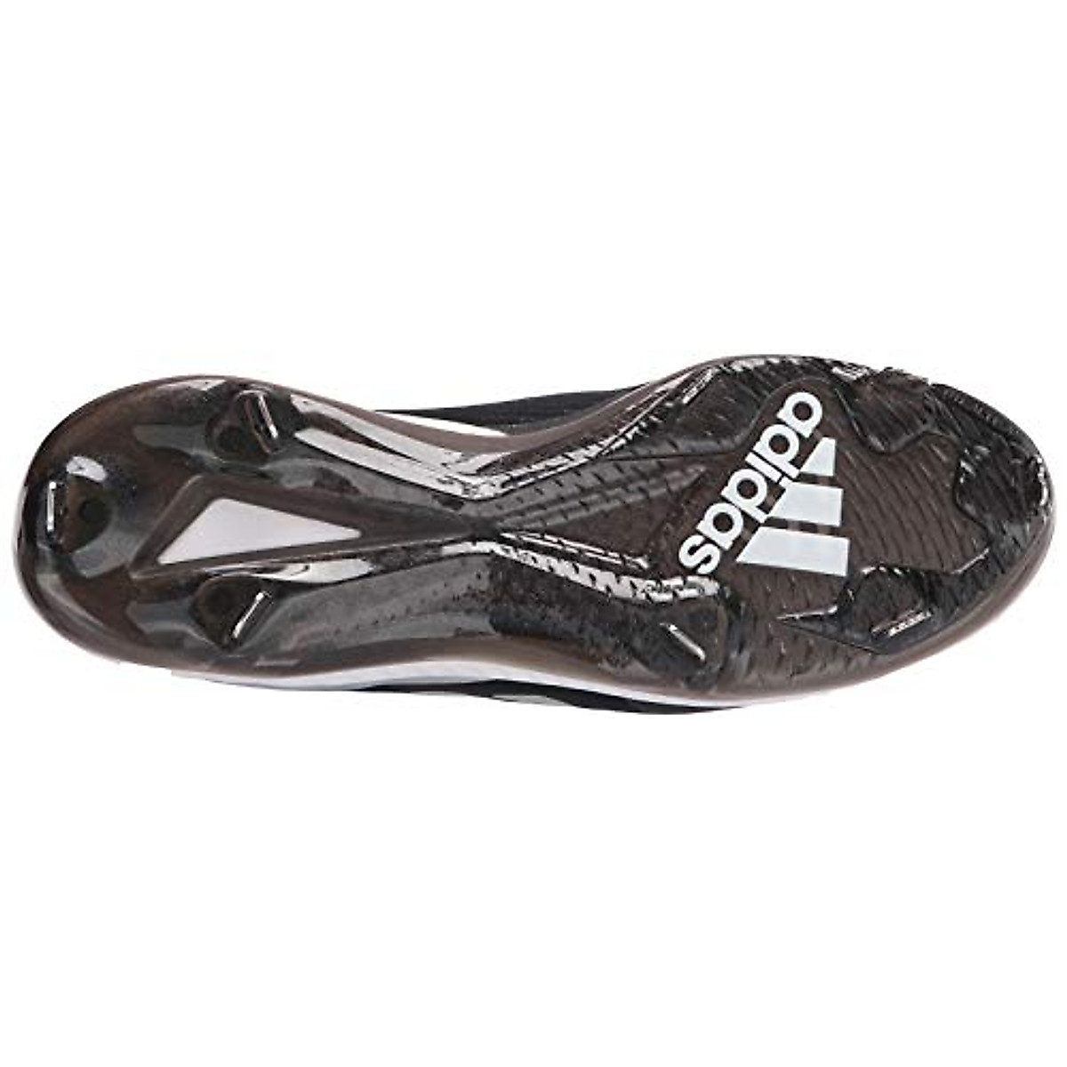 adidas Women's EG5634 Baseball Shoe, Core Black/Silver Metallic/Footwear White, 8