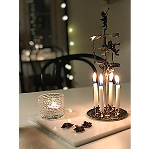 Chime Candles for Spells, Rituals, Birthday Party Congregation (100, White)