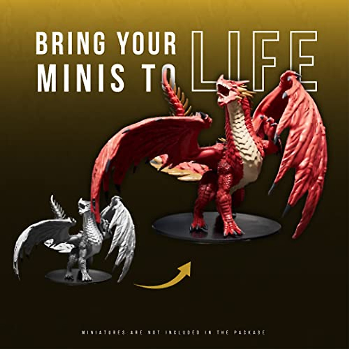 Wargames Delivered The Army Painter Starter Miniature Paint Sets - Acrylic Model Paint Set for Plastic Minis - Miniature Painting Kit - 18 Acrylic Paints, 2 Hobby Paint Brushes, Mixing Balls & Bottles