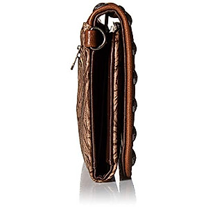 M&F Western Ariana Clutch Wallet Brown One Size