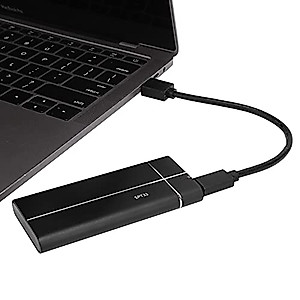 JINDI Solid State Disk, Zinc Alloy Stable Transmission High Speed Good Heat Dissipation Mobile SSD with Data Cable for Digital Equipments(#1)