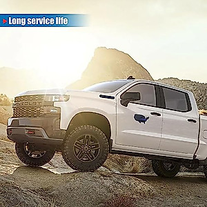 3 Packs Car Badge Emblem Sticker Decal, 3D US American Flag and USA Flag map Decal Emblem Sticker,Metal Adhesive Auto Fender Bumper Badge Stickers, for car Exterior Accessories