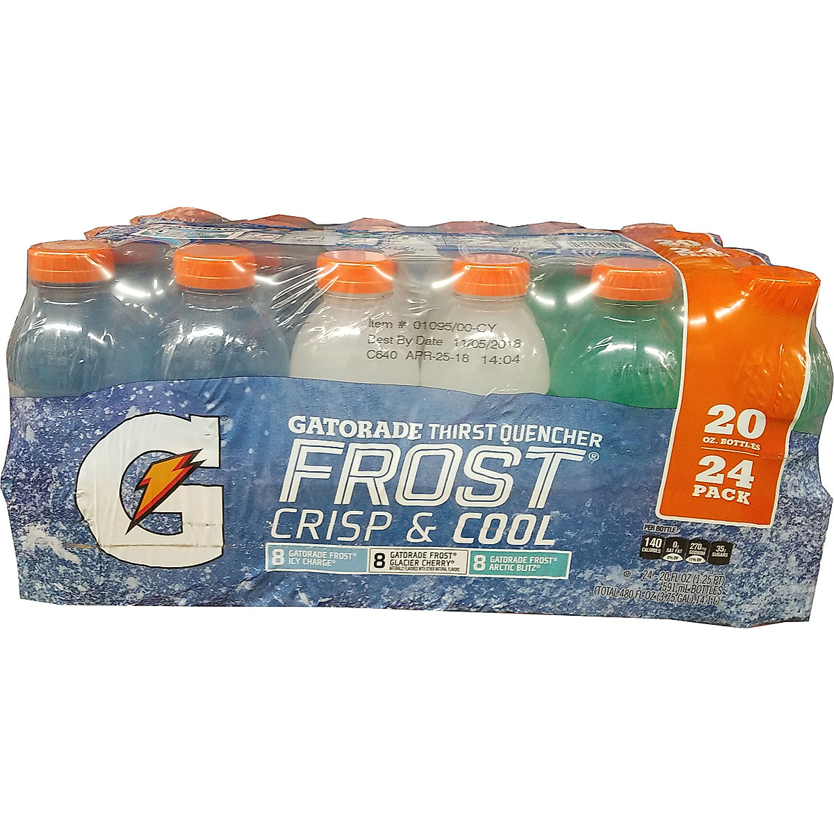 Gatorade Frost Variety Pack (Pack of 24) 20 Fl Oz, 480 Fluid Ounce