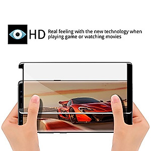 iAnder [2-PACK] Galaxy S8 Plus Screen Protector Glass [Easy Installation Tray], 3D Curved [Tempered Glass] Screen Protector for Galaxy S8 Plus S8+ [Case Friendly]