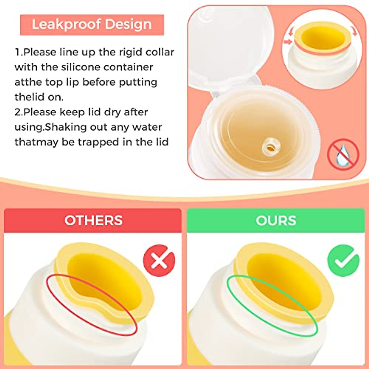 7 Pcs Travel Bottles for Toiletries, 3oz Leak Proof Travel Size Toiletries, Portable Silicone Travel Bottles for Toiletries, Squeezable Travel Accessories Kits for Hotel Gym Travelling Bathroom