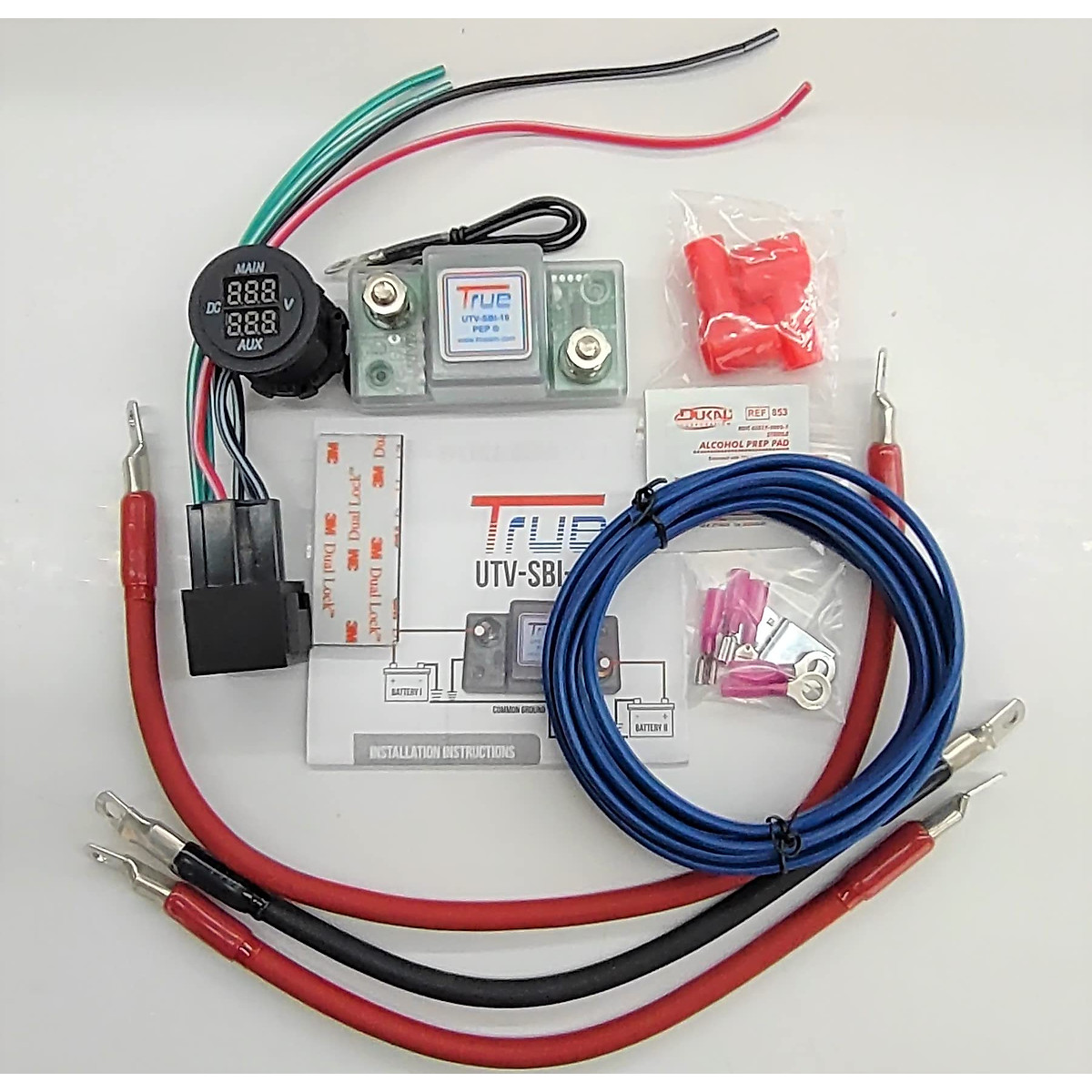 TRUE® UTV-SBI-CM UTV Dual Battery Connect & Monitor Kit