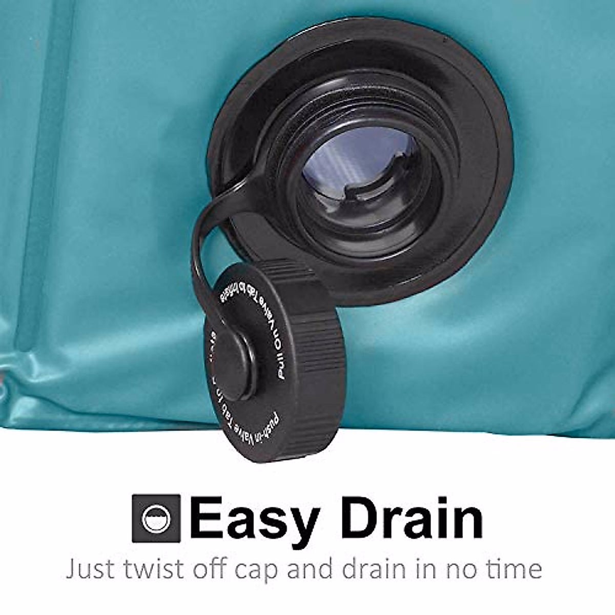 Kundu Rectangular (37" x 24" x 10") Heavy Duty PVC Pets & Kids Outdoor Pool/Bathing Tub - Portable & Foldable - Medium