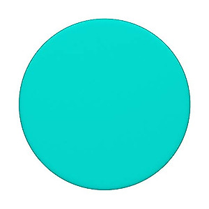 Simple Solid Color Chic Bright Turquoise Design PopSockets Swappable PopGrip