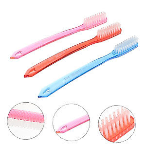 6Pcs Manual Toothbrushes Premium Hard Bristles Toothbrush for Adult Teeth Stain Cleaning Toothbrush White Teeth Toothbrush