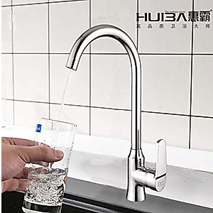 ShiSyan Y-LKUN Faucet Mixer Basin Brass Sink Mixer Taps Home Improvement Hot and Cold Kitchen Faucet Idling Spool Rotating Kitchen Dish Faucet