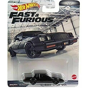 Hot Wheels Premium Fast & Furious 2022 Complete Set of 5 Diecast Vehicles from DMC55-957J Release