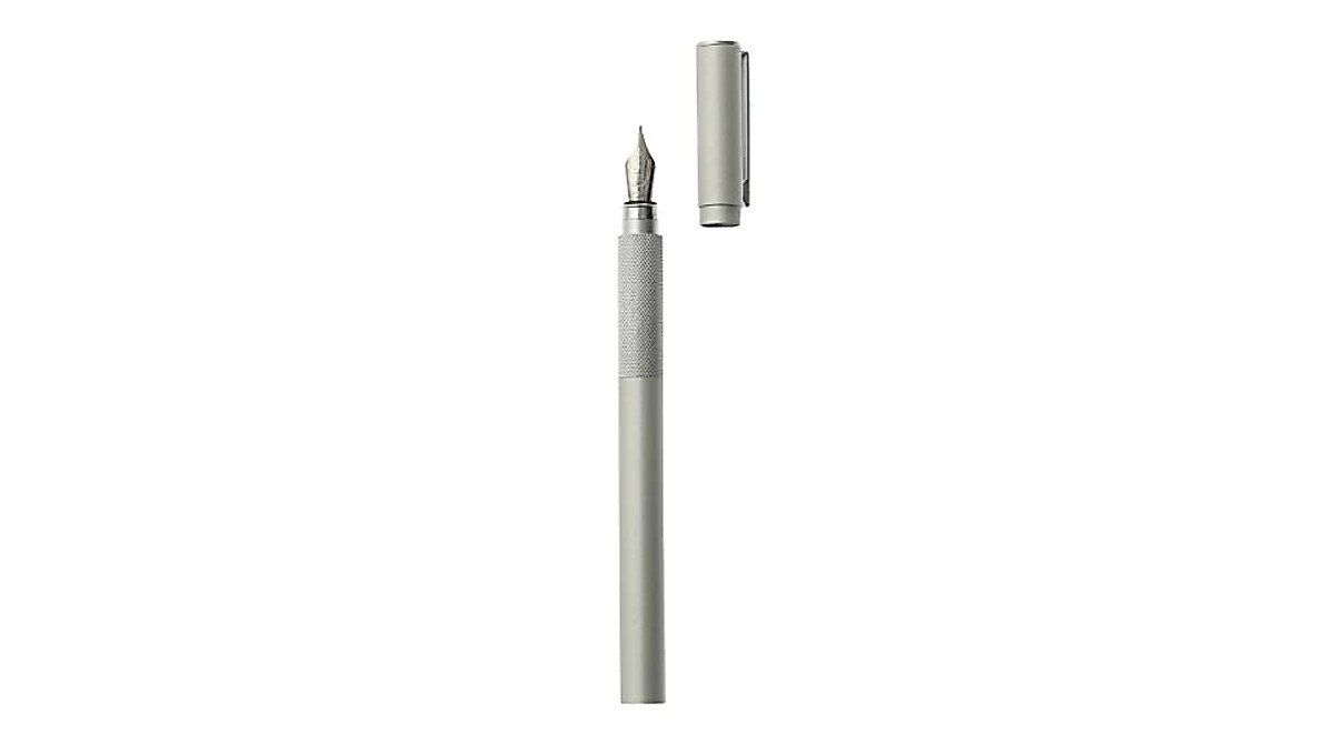 MUJI Aluminum Fountain Pen - Elegant, Durable & Smooth Writing