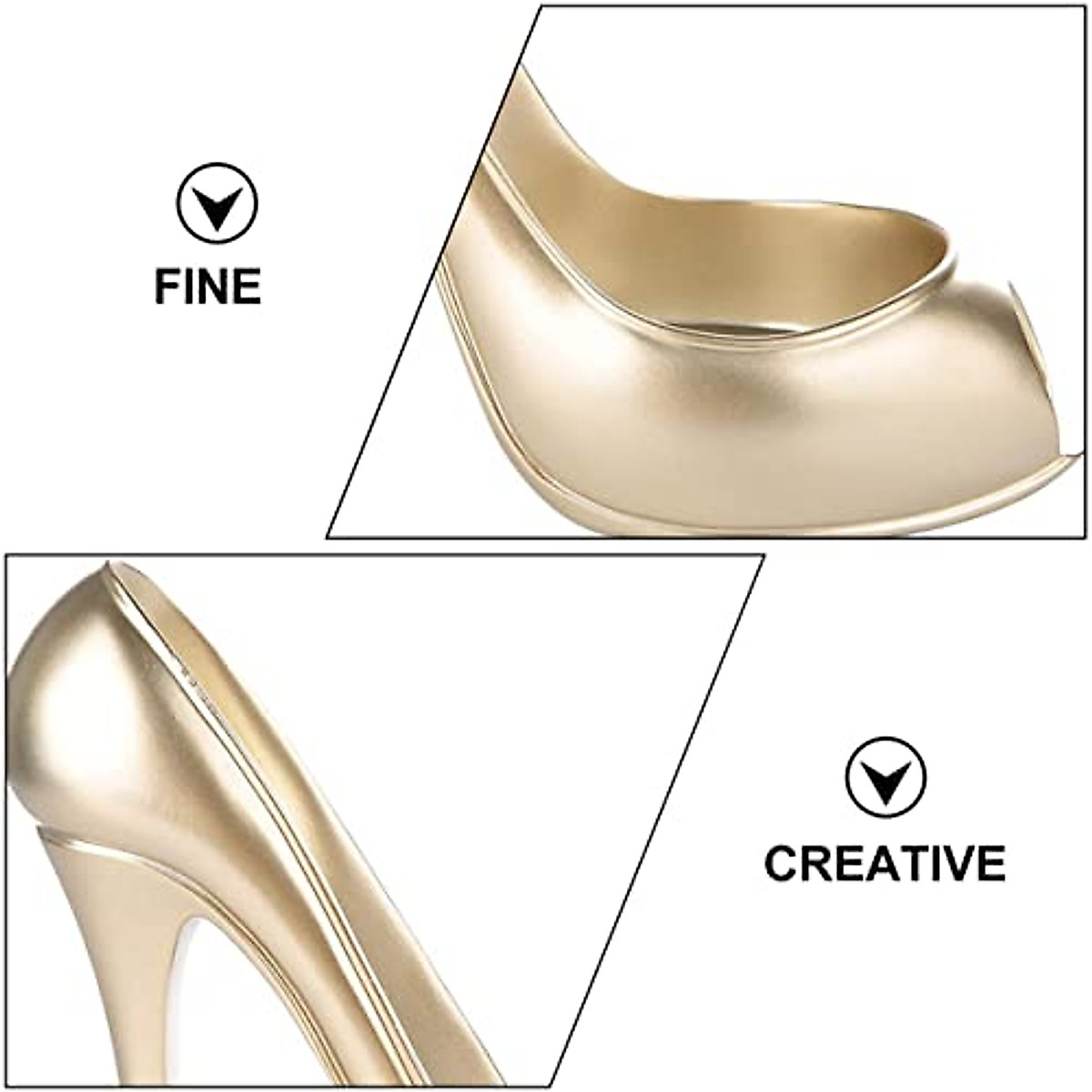 Cabilock Home Decor Champagne Bottle Display Rack 2 Pack High Heel Single Heel Wine Bottle Holder Single Wine Display Stand Champagne Heel Holder Wine Holder: Heel Single Wine Heel Holder Wine Fridge