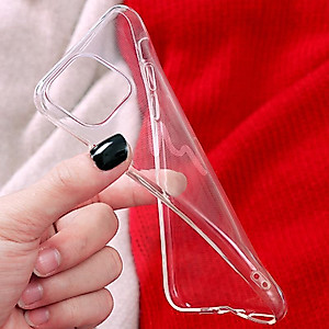 Pnakqil Christmas Phone Case for Samsung Galaxy S9 Plus 6.2'', 3 Packs Clear Transparent Soft Silicone Cover with Santa Claus Elk Cartoon Cute Design Pattern Slim Protective Girls Gift, 29