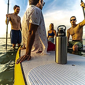 Tervis Triple Walled Inkreel - Evening Tides Insulated Tumbler Cup Keeps Drinks Cold & Hot, 40oz Wide Mouth Bottle, Stainless Steel