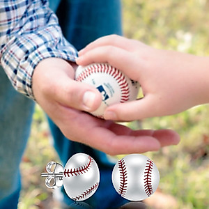 Baseball Stud Earrings Softball Dodger 925 Sterling Silver Jewelry Gifts for Unisex Women Men
