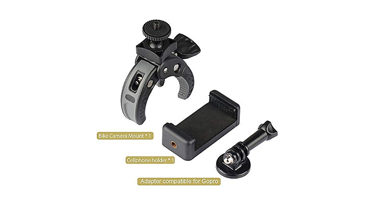 UTEBIT Camera Bike Mount Clamp – 360° Rotatable Handlebar Mount