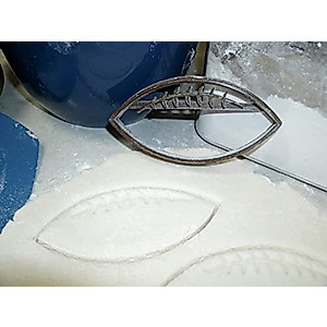 FOOTBALL AND HELMET TEAM SPORT ATHLETICS GAME DAY SET OF 2 COOKIE CUTTERS MADE IN USA PR1540