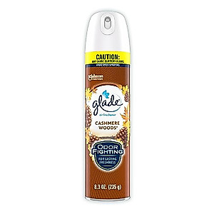 Glade Air Freshener Odor Fighting Room Spray, Cashmere Woods, 8.3 oz