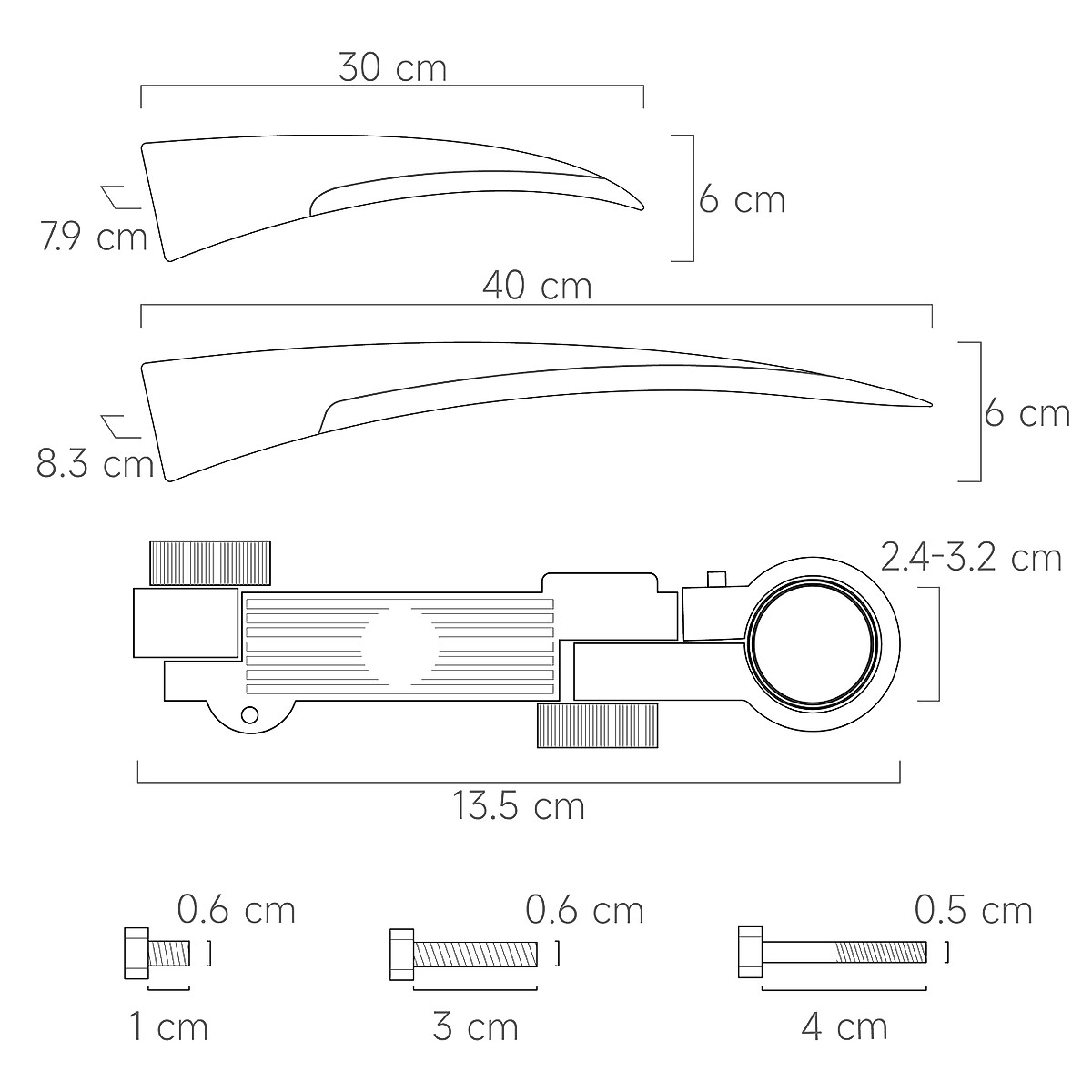 Alephnull Adjustable Bike Fender Set Front and Rear Standard 26 Inch Mountain Bike Splash Guards (Green, for MTB Bike)
