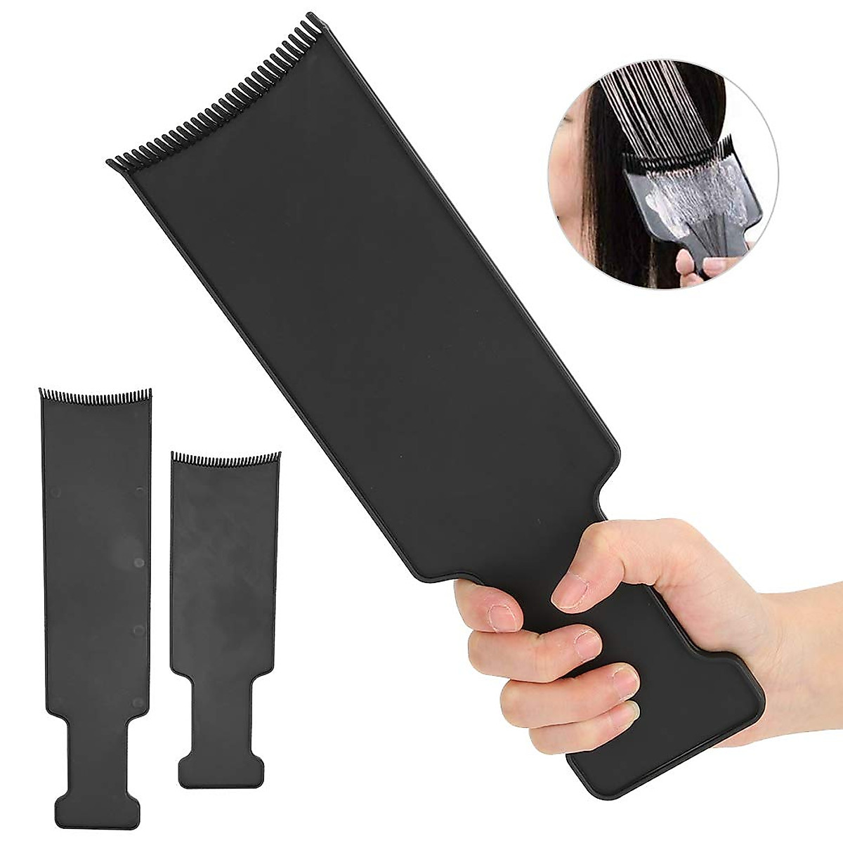 Hair Highlighting Tools Hair Dye Color Board Balayage Board Professional Flat Top Comb Hair Color Hair Color Board for Home Diy Use