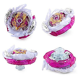 Sparking Launcher Bey Burst Evolution Turbo Blade Battling Tops String Launcher Grip Super King B-168 Booster Rage Longinus.Ds'3A Starter Set Metal Fusion God Bey Gaming Top Spinning Toy Gift for Boys