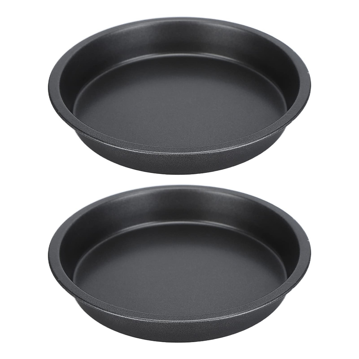 2Pcs Baking Tray for Pizza, NonStick Aluminum Pizza Dish 6/9/10/12in Deep Pizza Baking Tray, for Pizza Making, Oven Baking Tray(6 inches)