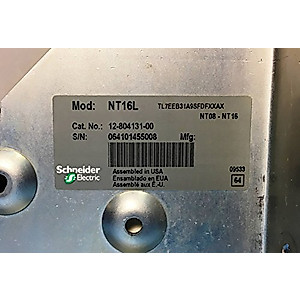 Square D NT16L 1600A Masterpact EO Circuit Breaker 12-804131-00 2 Shunt 1600 Amp