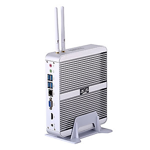 PARTAKER Mini PC Intel i3 8145U/8140U 8th Gen CPU, Powerful Mini Desktop Computer, Fanless Nettop with 32GB DDR4 Ram, 240GB SSD, 4K 4096x2304, HD Port, LAN, VGA, 4xUSB 3.0, Windows 10 Pro