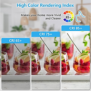 MAXvolador Dimmable E12 LED Candelabra Bulbs 60W Equivalent, Daylight White 5000K, 600LM Chandelier Light Bulb, B11 LED Candle Light Bulbs, 12 Pack