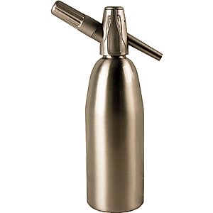 Creamright Sparkle Soda Siphon-Silver