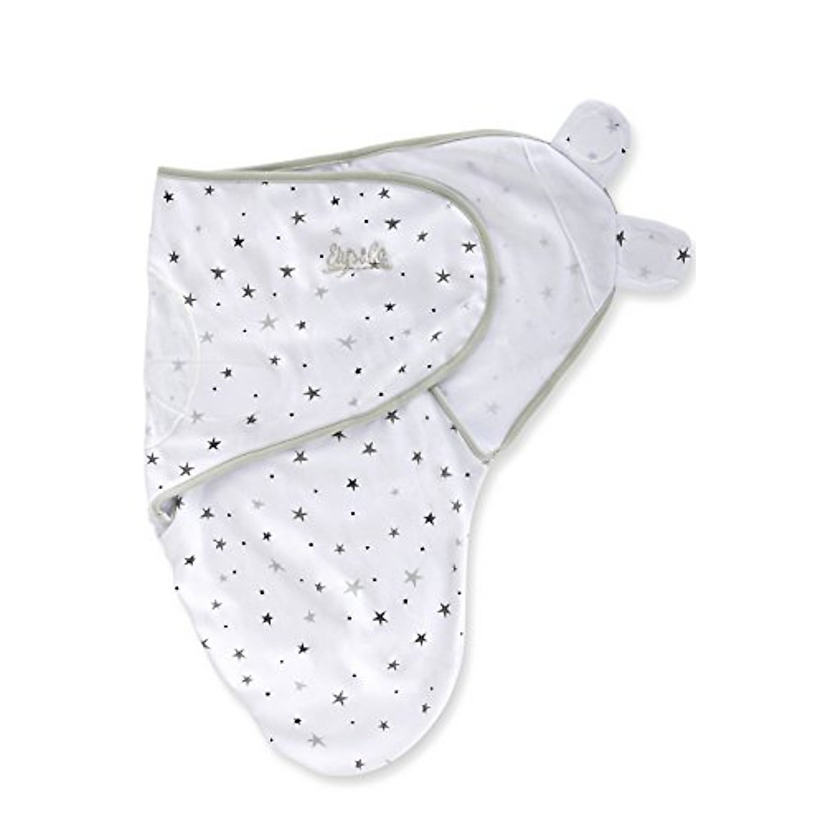 Ely's & Co. Adjustable Swaddles for Newborn, Baby Swaddles 0-3 Months, Velcro Swaddle Sack for Baby Girl/Boy, 2 Pack (Grey Star)