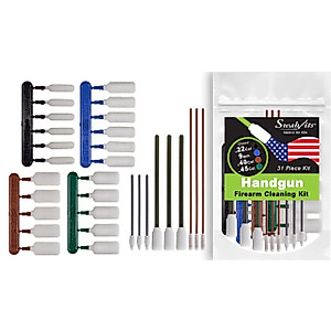 Swab-its® Made in The USA .22cal/.357cal/.40cal/.45cal Handgun Firearm Cleaning Kit: 87-9902