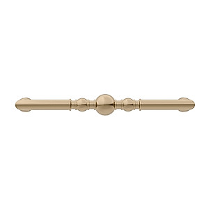 Richelieu Hardware BP8789192CHBRZ Firenze Collection 7 9/16-inch (192 mm) Center-to-Center Champagne Bronze Traditional Round Cabinet and Drawer Pull Handle for Kitchen, Bathroom, and Furniture