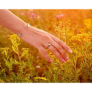 Pono Woodworks Eternity Koa Wood Cuff Bracelet (Small)