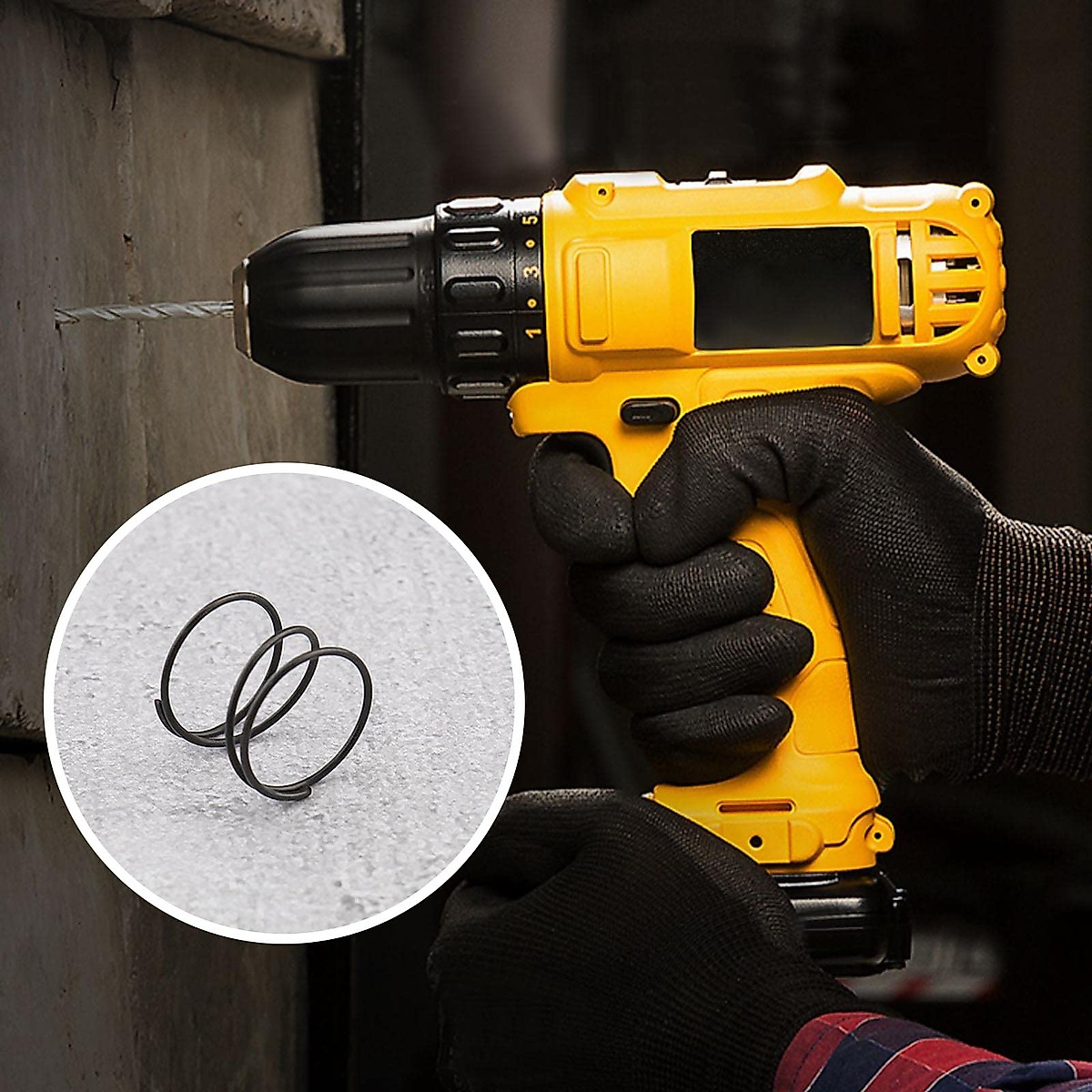 Micro Traders Set of 5 Impact Driver Bit Holder Chuck Repair Kit Compatible with DeWalt 20V DCF885 DCF886 DCF887 DCF888 N016823 N019351 N053863 N078434 N089668