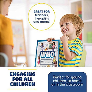 SPARK INNOVATIONS WH Questions Classroom Educational Posters Wall Learning Charts For Toddlers, Laminated Teaching Poster for Homeschool, Kindergarten, Nursery, Preschool, Playroom Childrens Wall Art